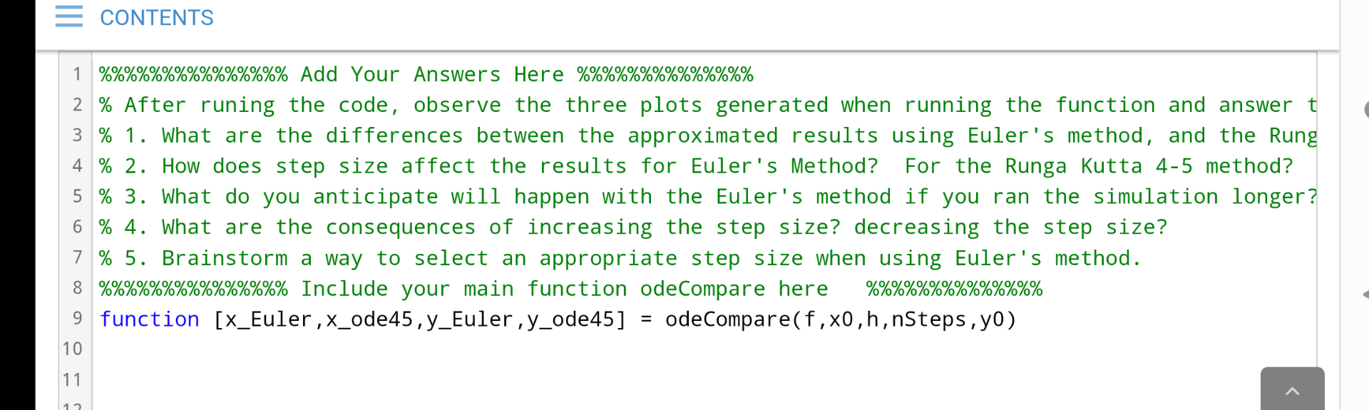 Solved 6.4 Comparing Euler's Method with Runga Kutta Method | Chegg.com