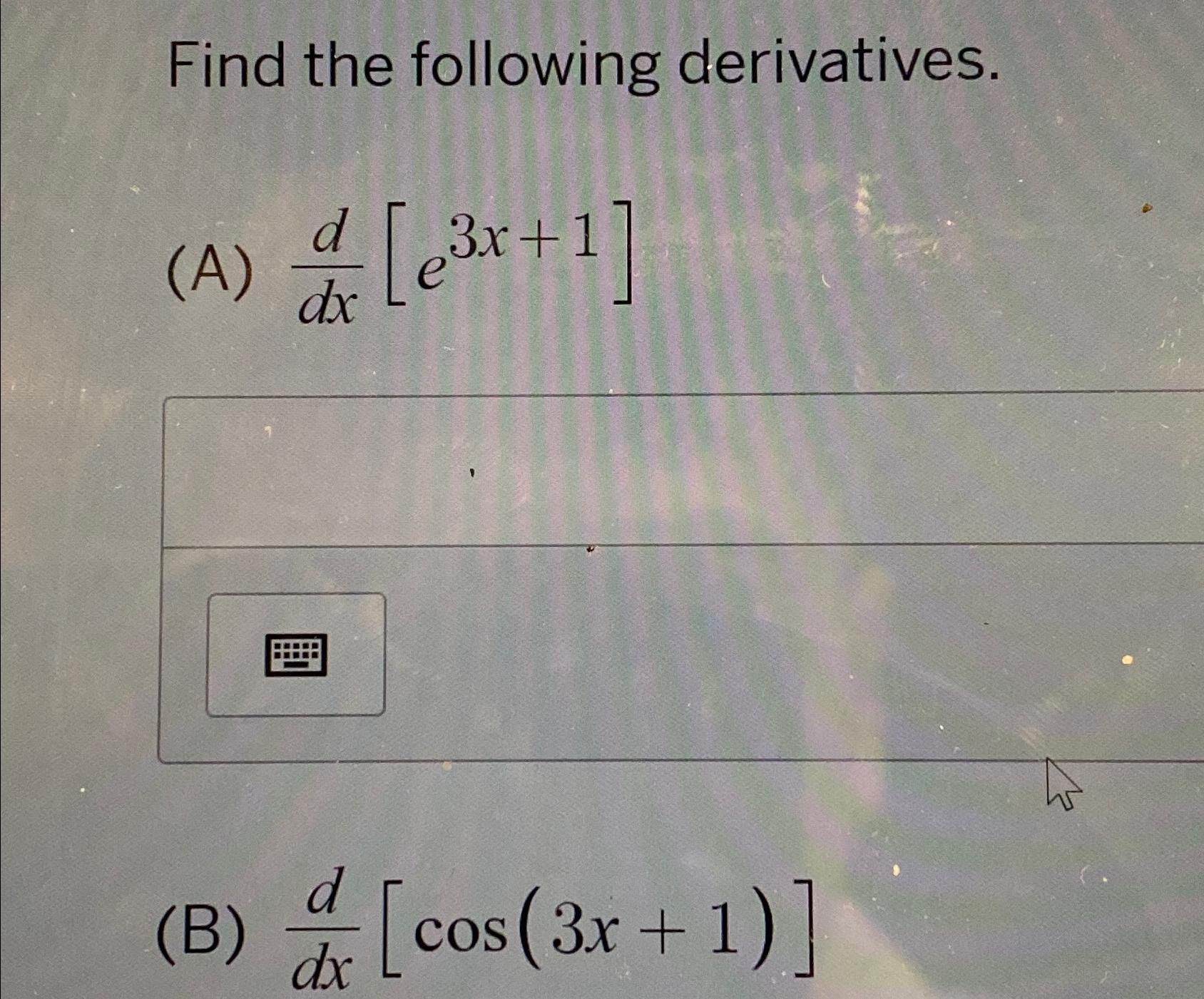 Solved Find the following | Chegg.com