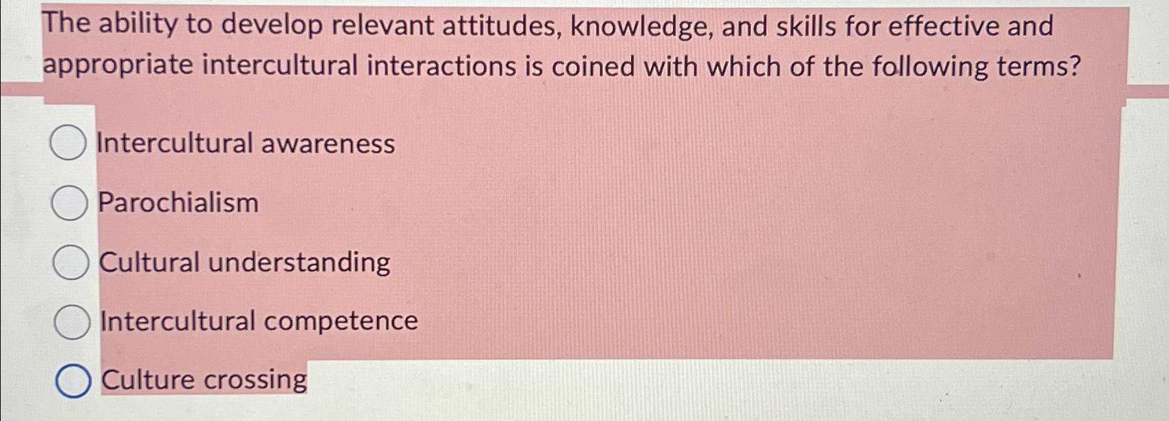 The ability to develop relevant attitudes, knowledge, | Chegg.com