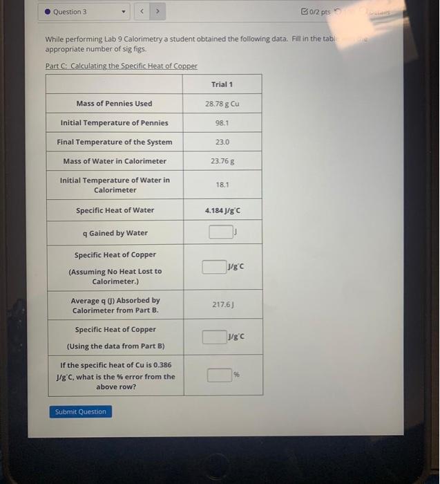 Solved Part A: Exothermic and Endothermic Dissolution of | Chegg.com