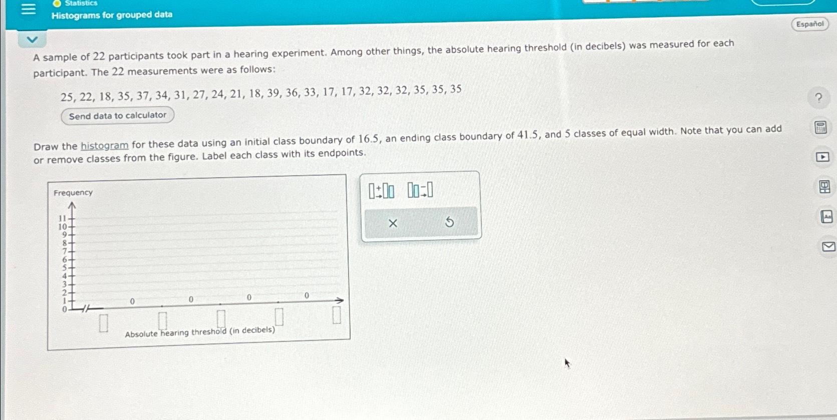 Solved Histograms for grouped dataA sample of 22 | Chegg.com
