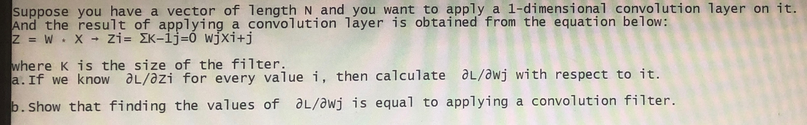 Solved Suppose you have a vector of length N ﻿and you want | Chegg.com