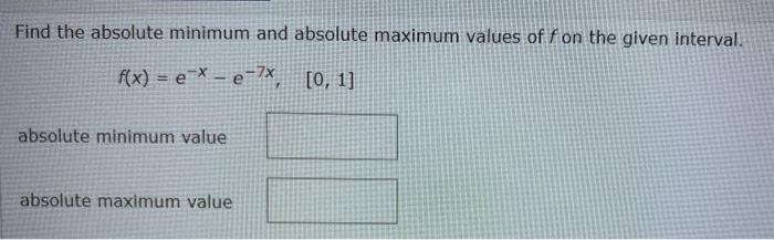 Solved Consider the following. f(x) = 7x - 14 cos(x), -2 | Chegg.com