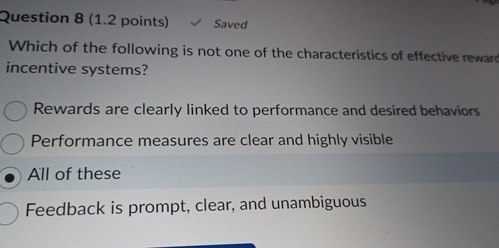 Solved Question 8 (1.2 ﻿points)SavedWhich of the following | Chegg.com