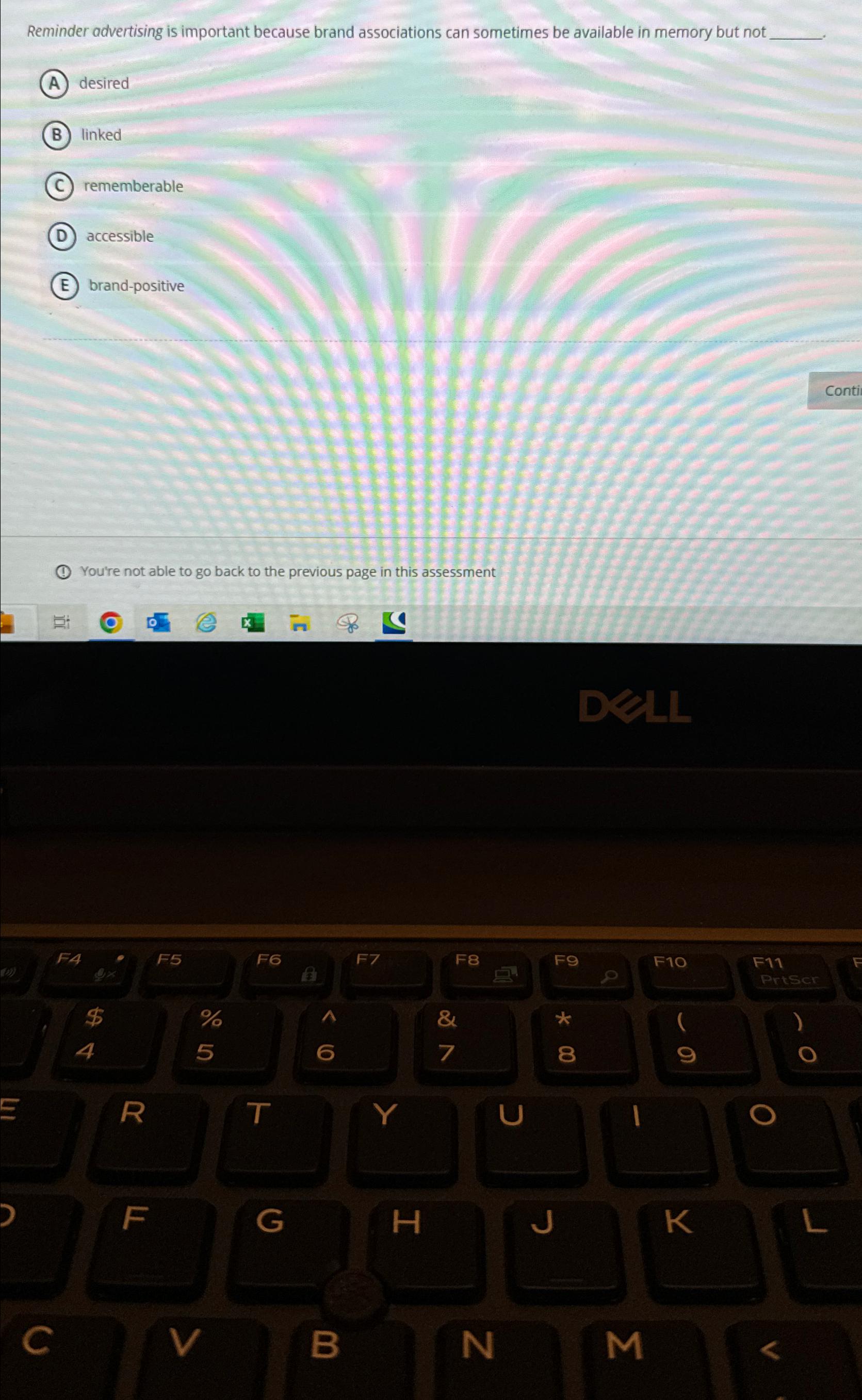 Solved Reminder advertising is important because brand | Chegg.com