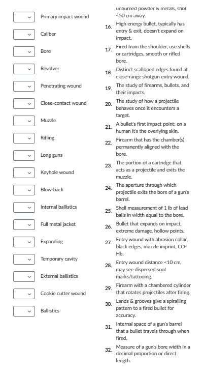 Solved Match the terms with their definitions | Chegg.com