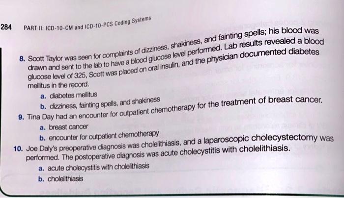 Solved Exercise 7.2 - Diagnostic Coding and Reporting | Chegg.com