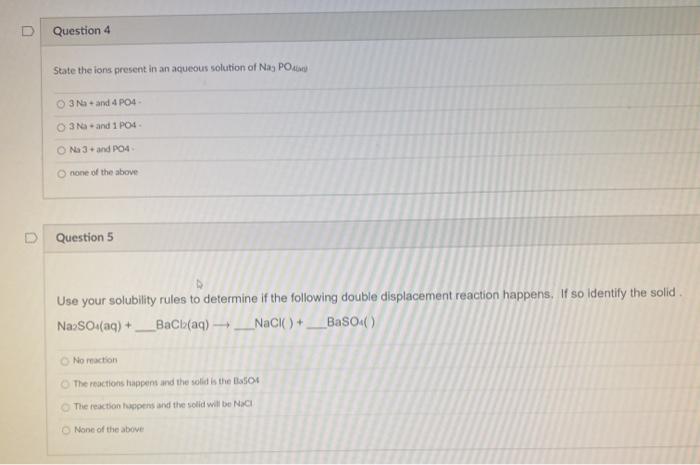 Solved Question 1 How are double displacement reactions | Chegg.com