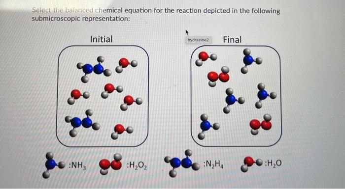 Solved Select the balanced chemical equation for the | Chegg.com