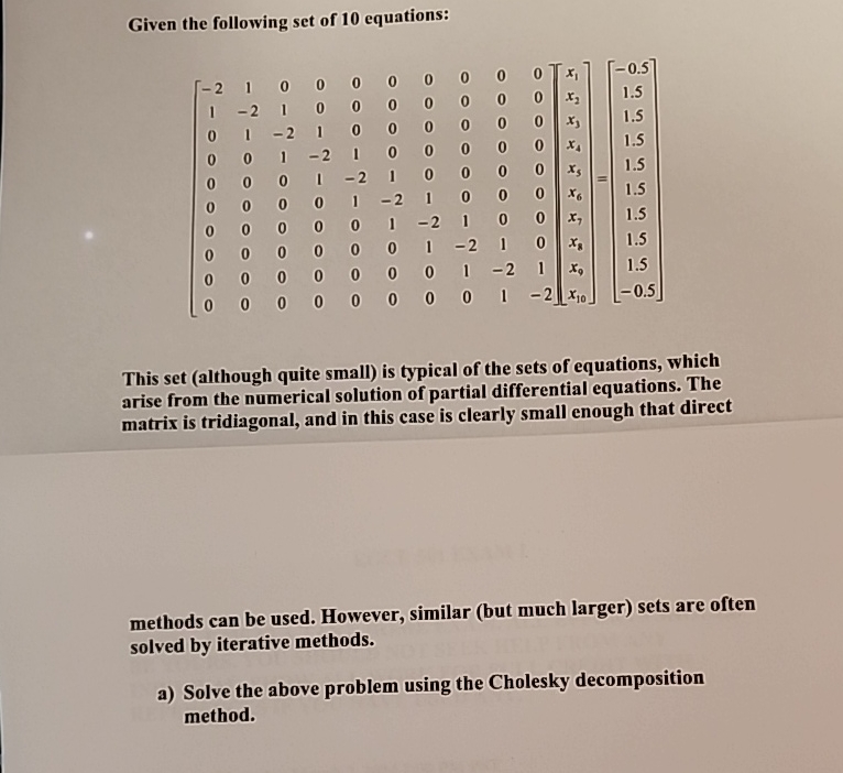 Solved Given the following set of 10 | Chegg.com