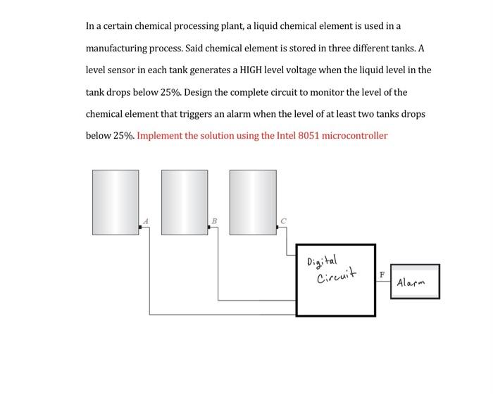 In a certain chemical processing plant, a liquid | Chegg.com