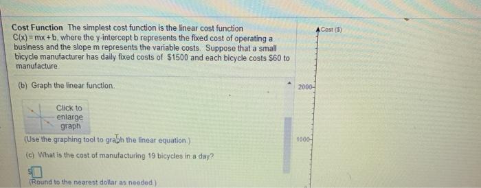 Solved Cost 5 Cost Function The Simplest Cost Function Is 1925