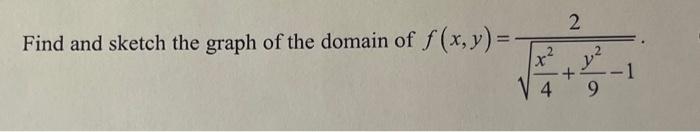 Solved f(x,y)=4x2+9y2−12 | Chegg.com