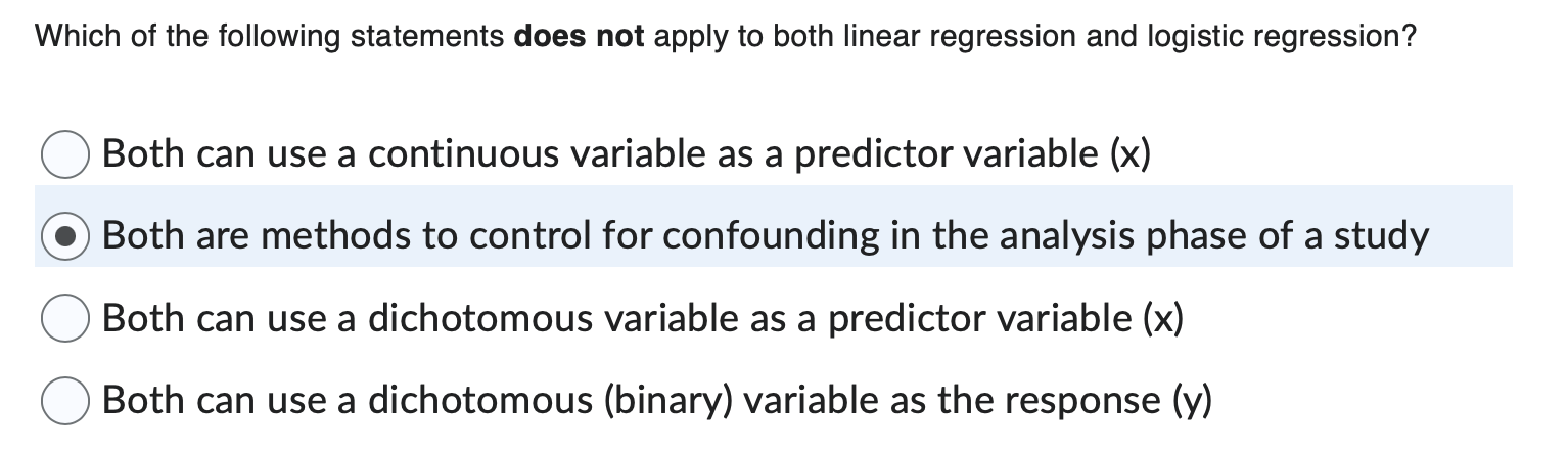 Solved Which of the following statements does not apply to | Chegg.com