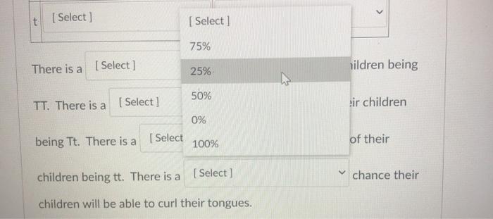 Solved Can You Curl Your Tongue Up On The Sides Assume That