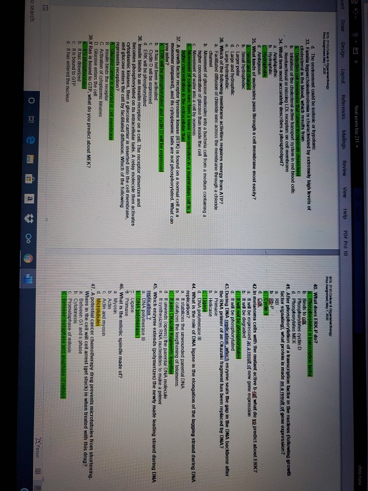 Solved hello can someone please check my answers and if any | Chegg.com