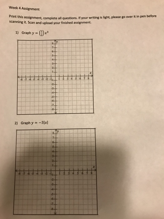 Solved Week 4 Assignment Print this assignment, complete all | Chegg.com