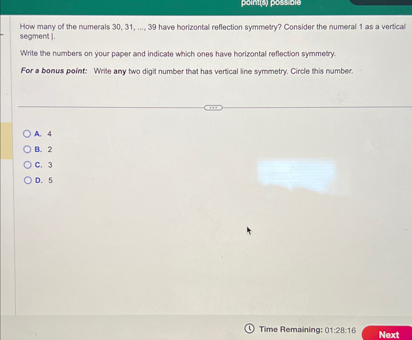 Solved How many of the numerals 30,31,dots,39 ﻿have | Chegg.com