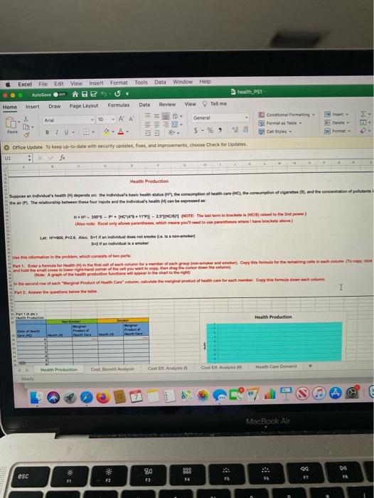 I need help solving this problem set and with the | Chegg.com