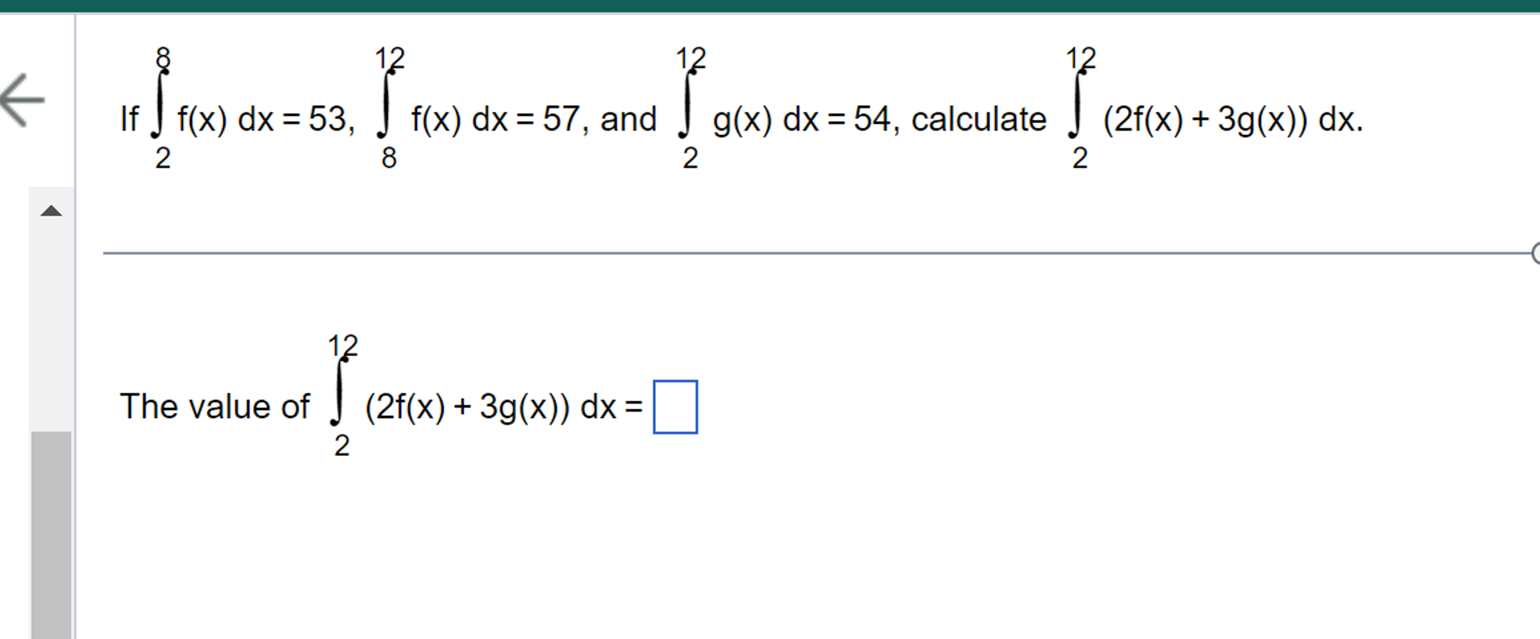 Solved PLEASE ANY HELP ASAP!!If ∫28f(x)dx=53,∫812f(x)dx=57, | Chegg.com
