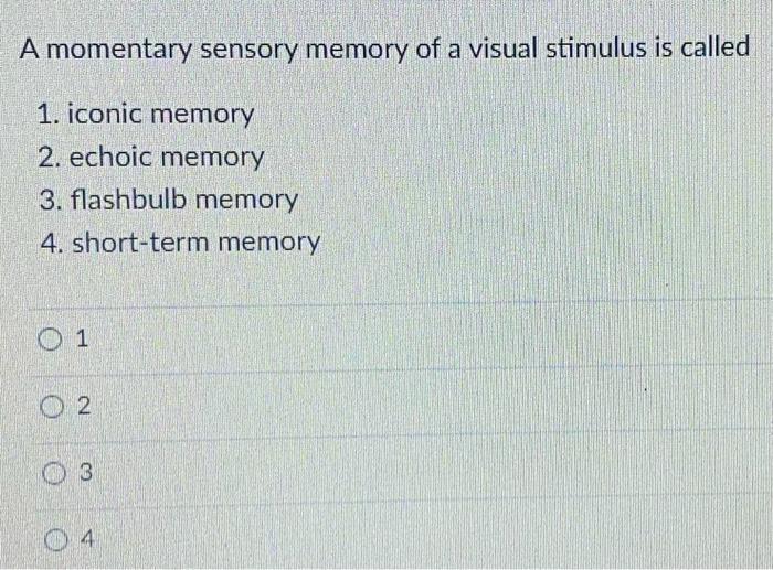 Solved The process of encoding refers to: 1. the persistence | Chegg.com