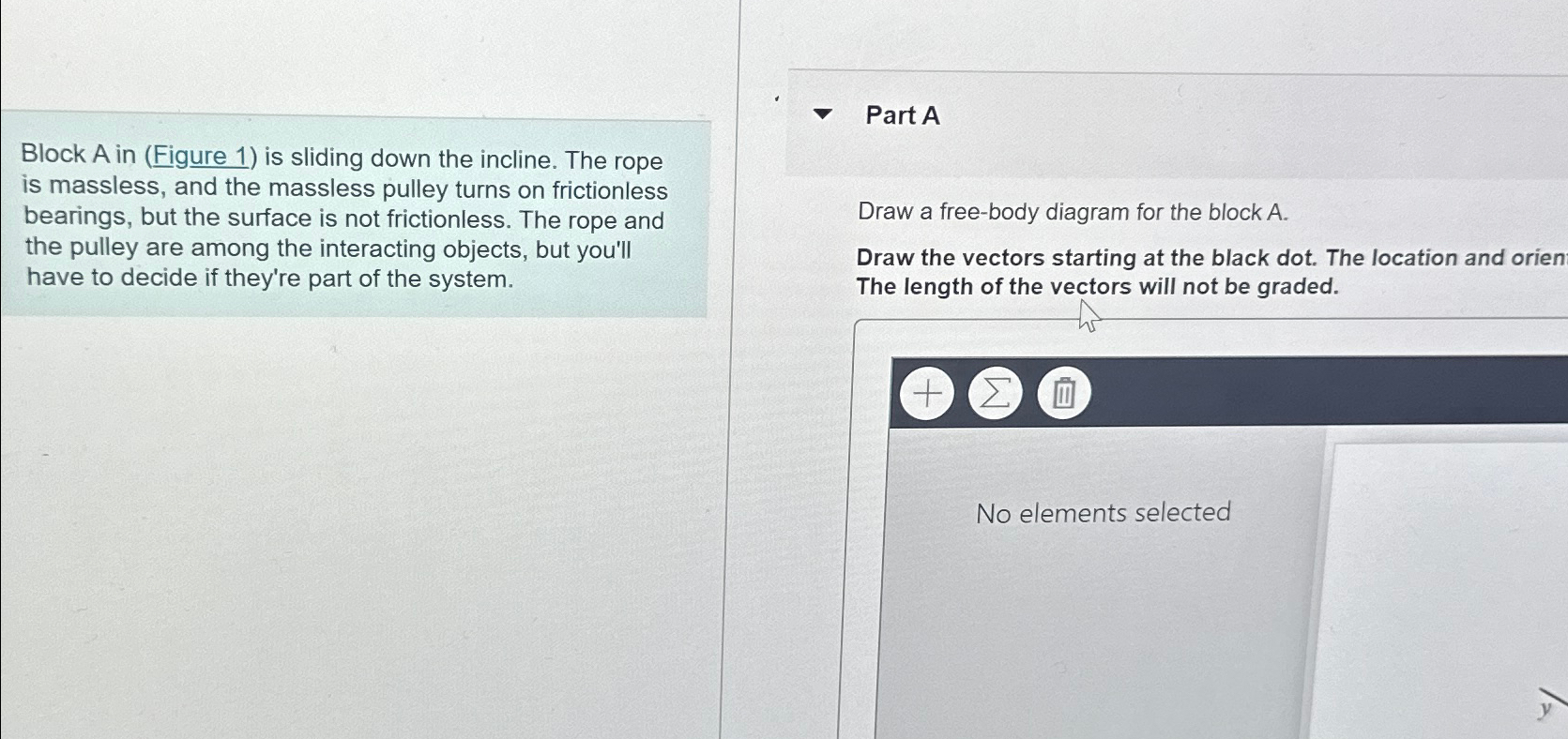 Solved Block A in (Figure 1) ﻿is sliding down the incline. | Chegg.com