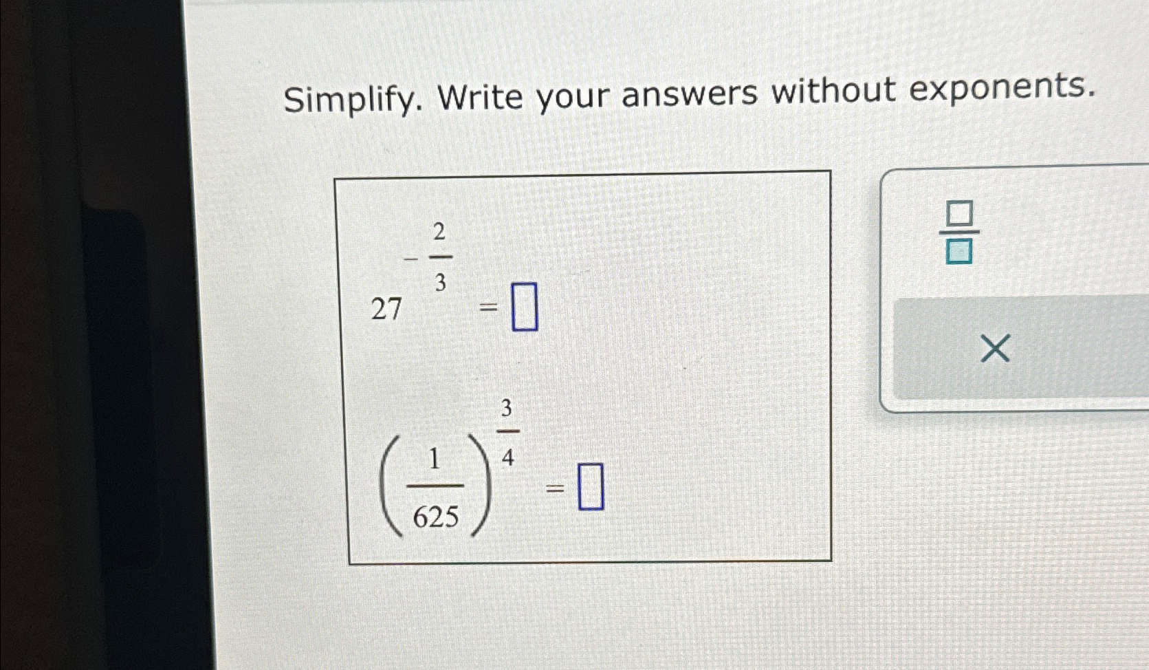 Solved Simplify. Write your answers without | Chegg.com