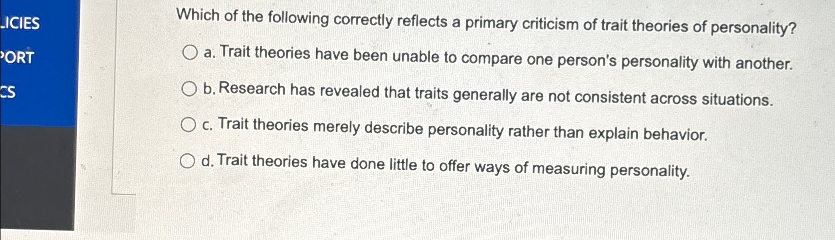 Solved Which of the following correctly reflects a primary | Chegg.com
