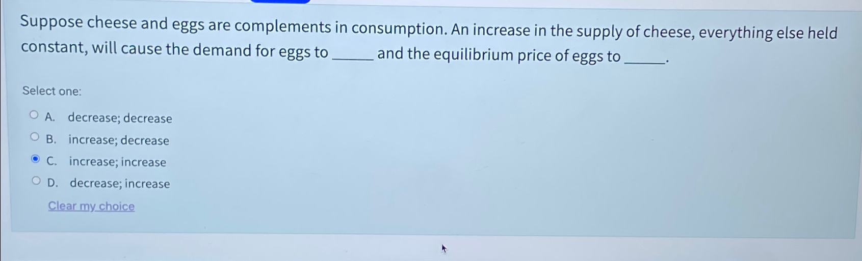 Solved Suppose cheese and eggs are complements in | Chegg.com