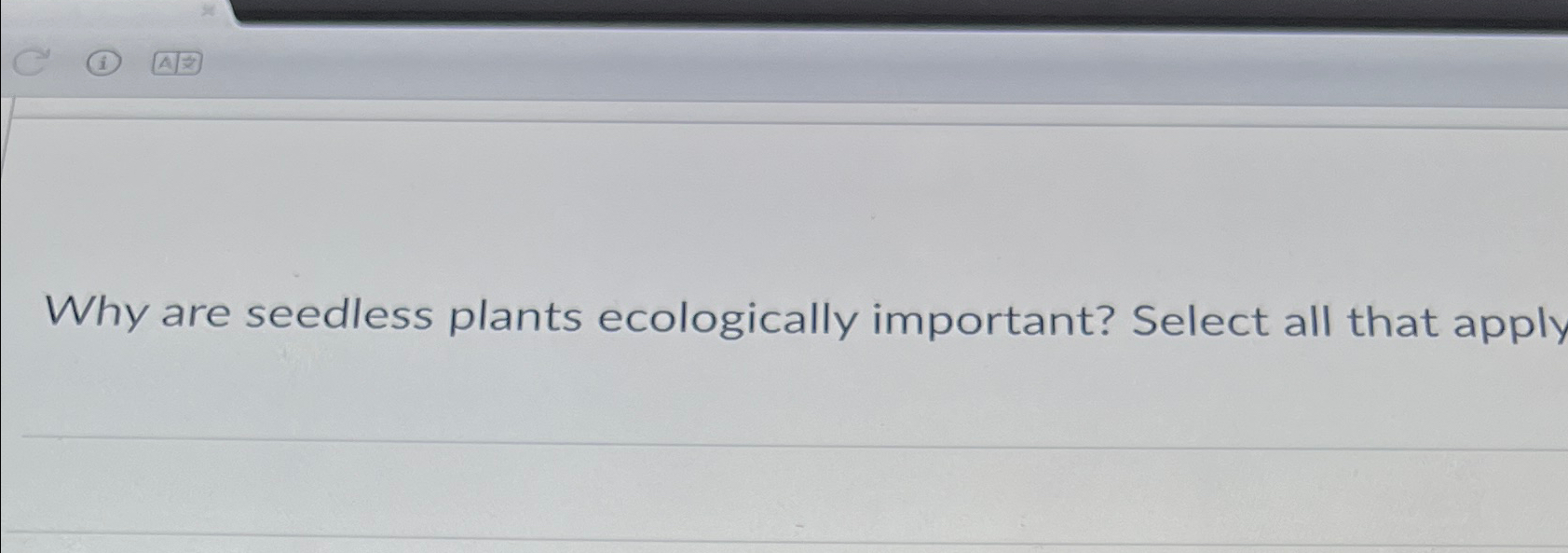 Solved Why are seedless plants ecologically important? | Chegg.com
