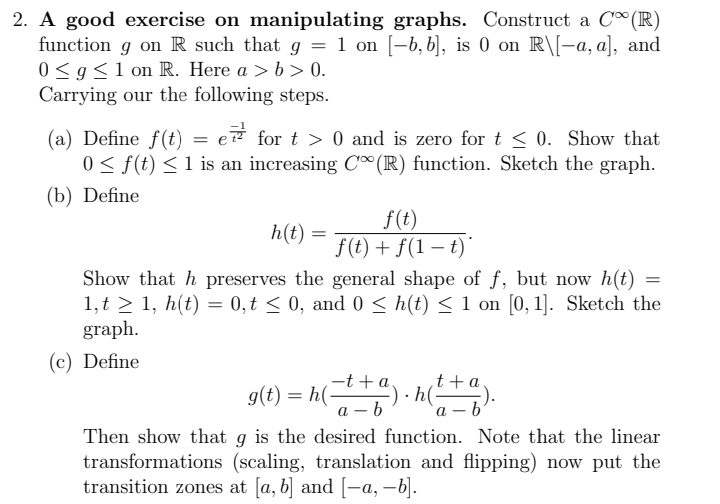 Solved A good exercise on manipulating graphs. Construct a | Chegg.com