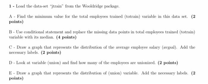 Solved Data Analytics introductory class. Show all steps in | Chegg.com