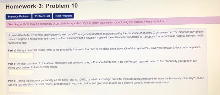 Solved Homework-3: Problem 10 Previous Problem Problem List | Chegg.com