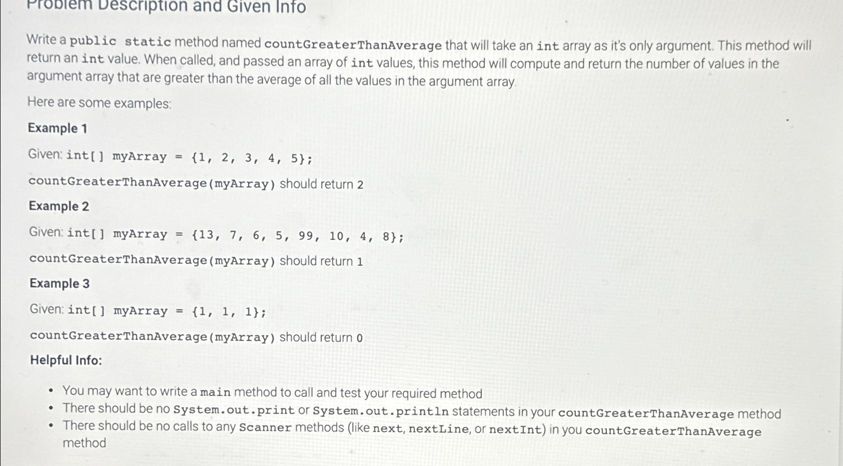 Solved Prodiem vescription and Given InfoWrite a public | Chegg.com