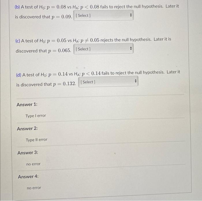 Solved For each of the following situations, determine | Chegg.com