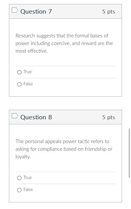 Solved Question 7 5pts Research suggests that the formal | Chegg.com