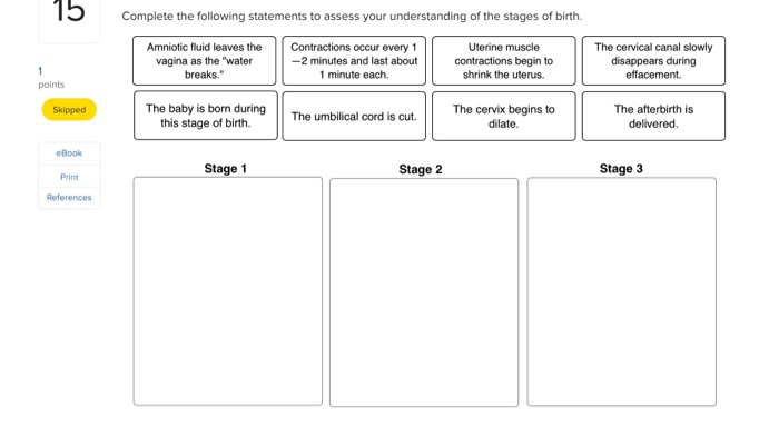 Solved Complete the following statements to assess your | Chegg.com