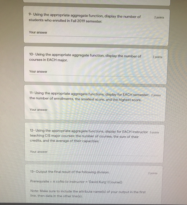 Solved Formulate All Queries In Module 2 Using The