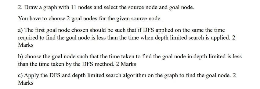 Solved 2. Draw a graph with 11 nodes and select the source | Chegg.com
