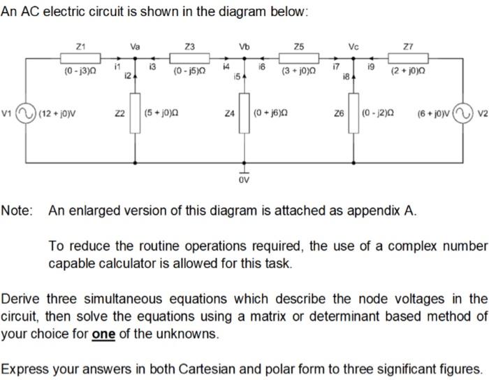 Solved Derive three simultaneous equations which describe | Chegg.com