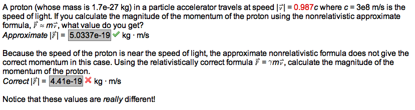Solved A proton (whose mass is 1.7e - 27 kg) in a particle | Chegg.com