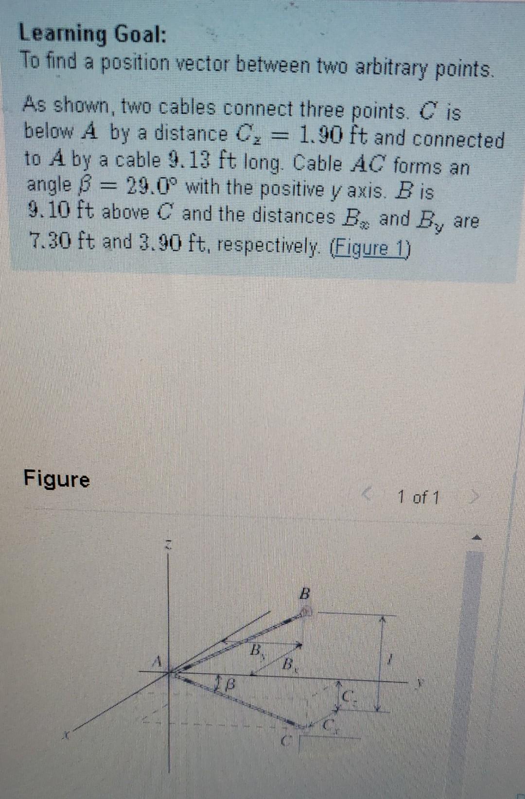 Solved Learning Goal: To find a position vector between two | Chegg.com