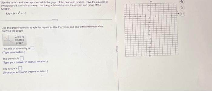 Solved Use the verfex and intercepts to sketch the graph of | Chegg.com
