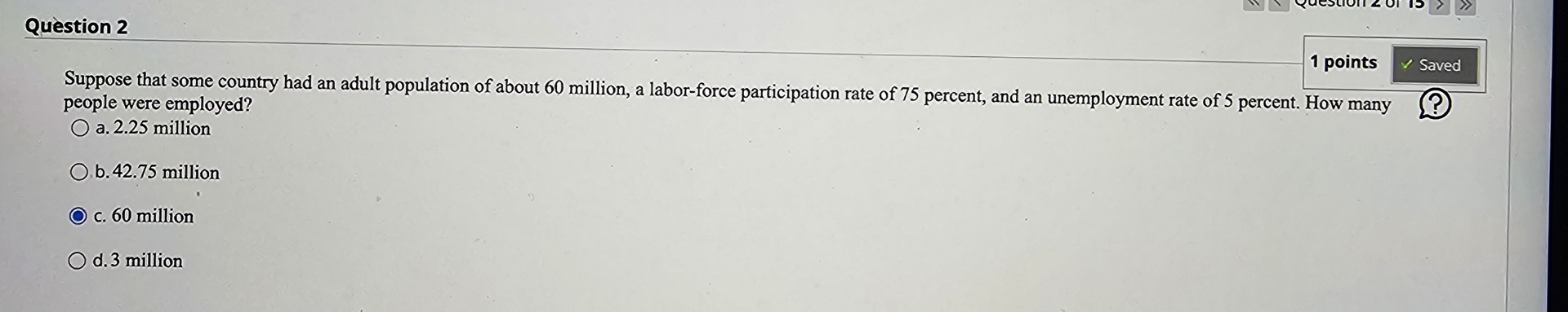 Solved Question 21 ﻿pointsSuppose that some country had an | Chegg.com