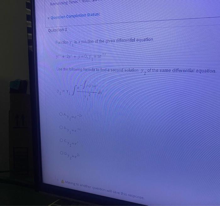 Solved Function y, is a solution of the given differential | Chegg.com