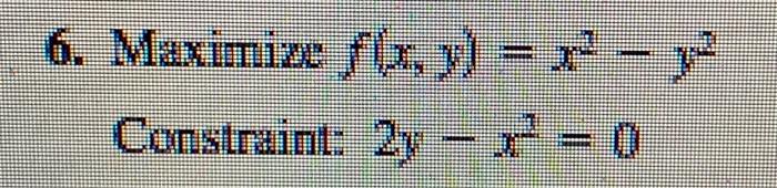 Solved Using Lagrange Multipliers In Exercises 3-10, use | Chegg.com