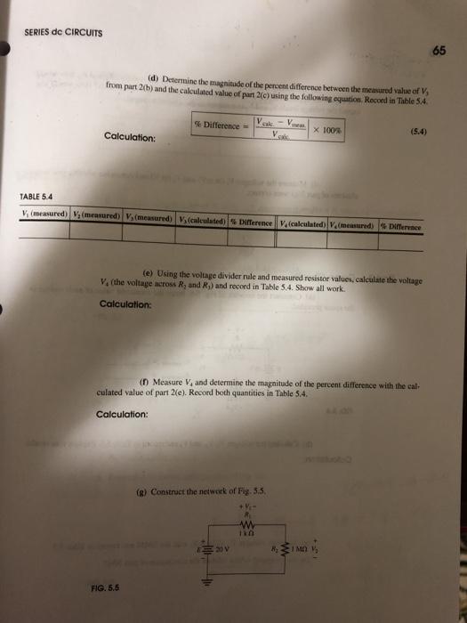 Solved Part 1 Basic Measurements (a) Construct the circuit | Chegg.com