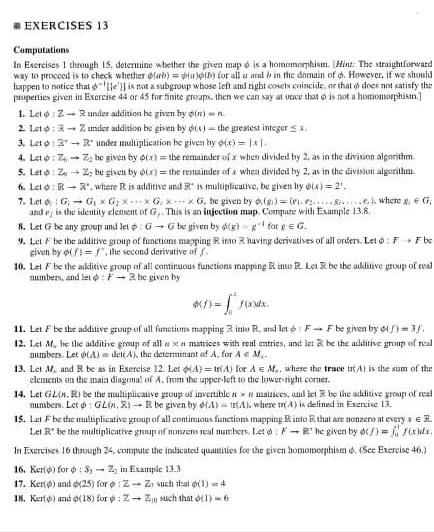 Solved EXERCISES 13 Computations In Exercises through 15, | Chegg.com