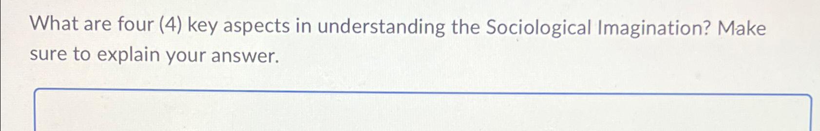 Solved What are four (4) key aspects in understanding the | Chegg.com Solved What are four (4) key aspects in understanding the | Chegg.com