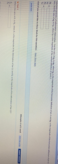 Solved INTER VERSION BACK N The pin-connected structure | Chegg.com